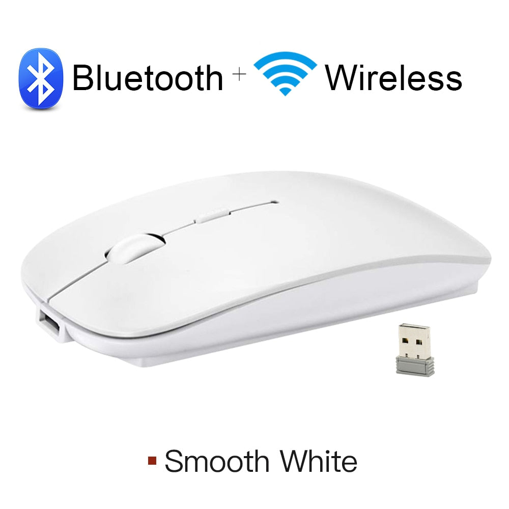 Wireless Mouse Bluetooth Rechargeable Mouse Wireless Computer Silent ...